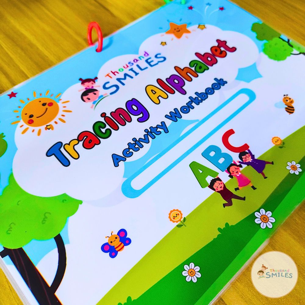 Thousand Smiles Tracing workbook for kids Alphabet Letters ABC ...