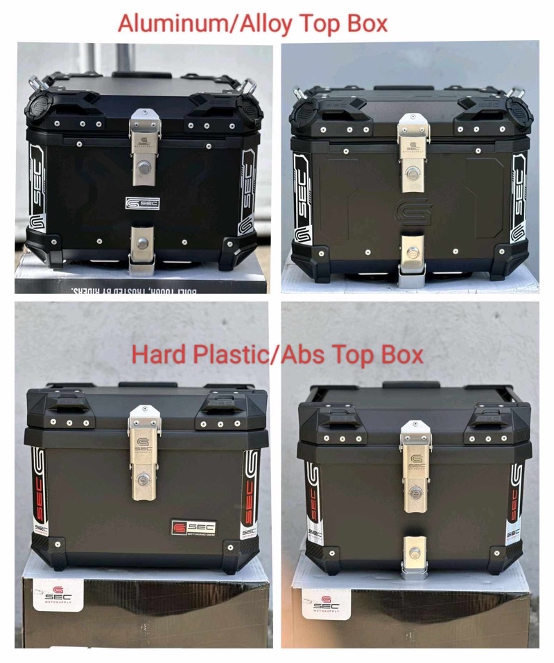 SEC ALLOY AND HARD PLASTIC TOP BOX | Shopee Malaysia
