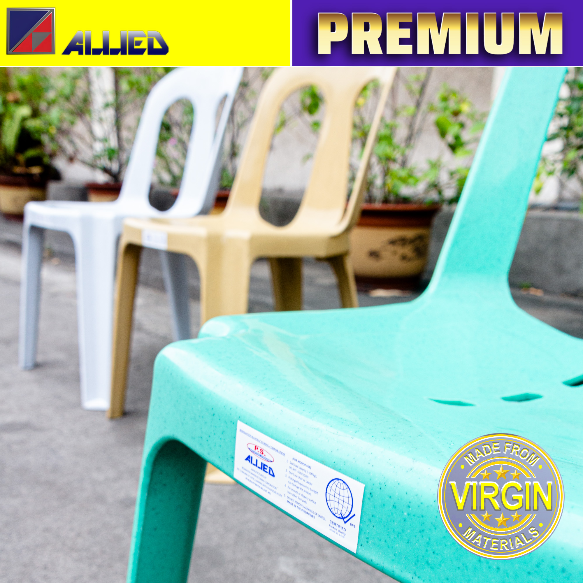 Allied Premium Plastic Monobloc Chair | Shopee Malaysia