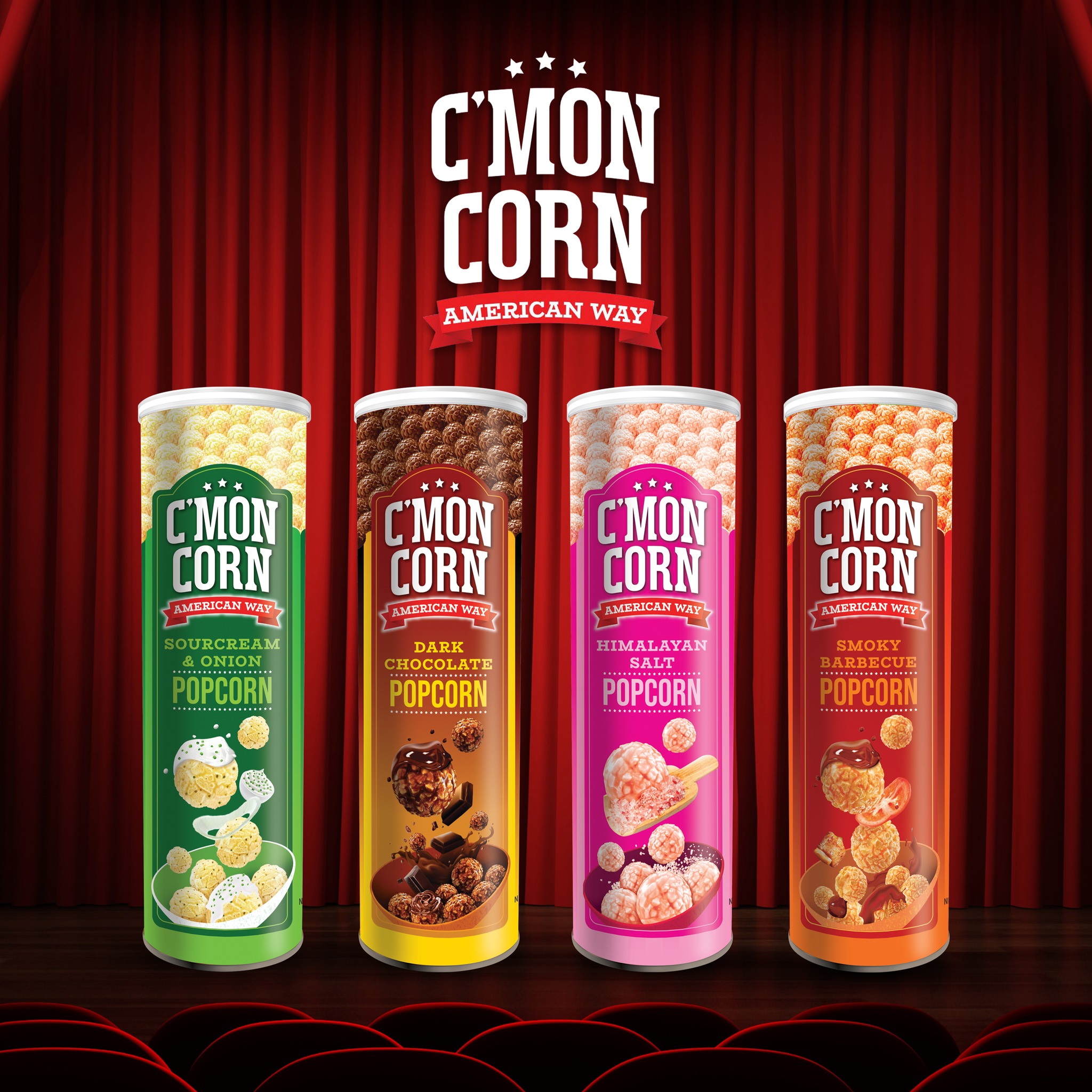 C'mon Corn Way Popcorn 70g | Shopee Malaysia