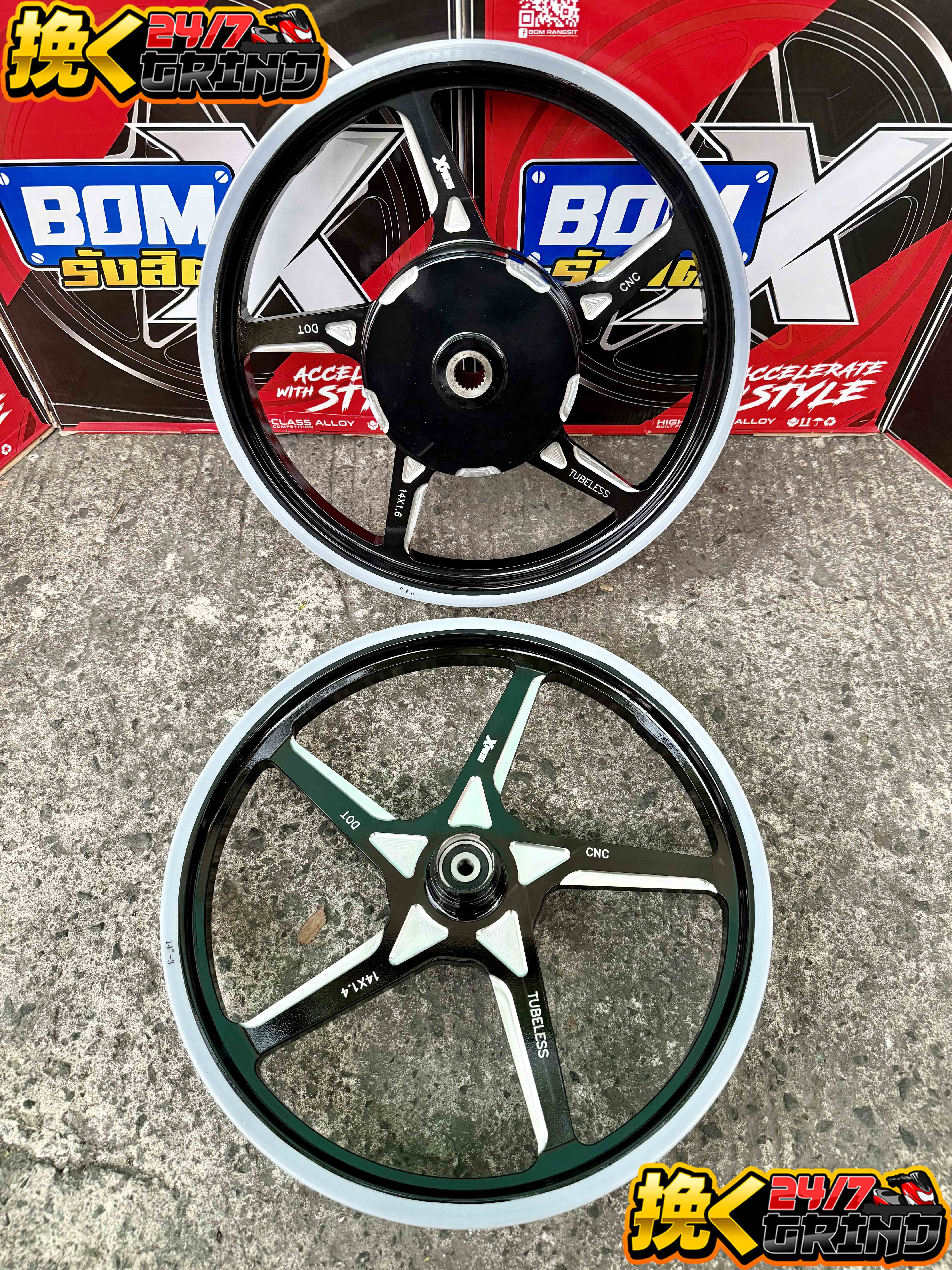 BOM RANGSIT MAGS Vela For Yamaha Mio i 125 / M3 (5 Spokes) | Shopee ...