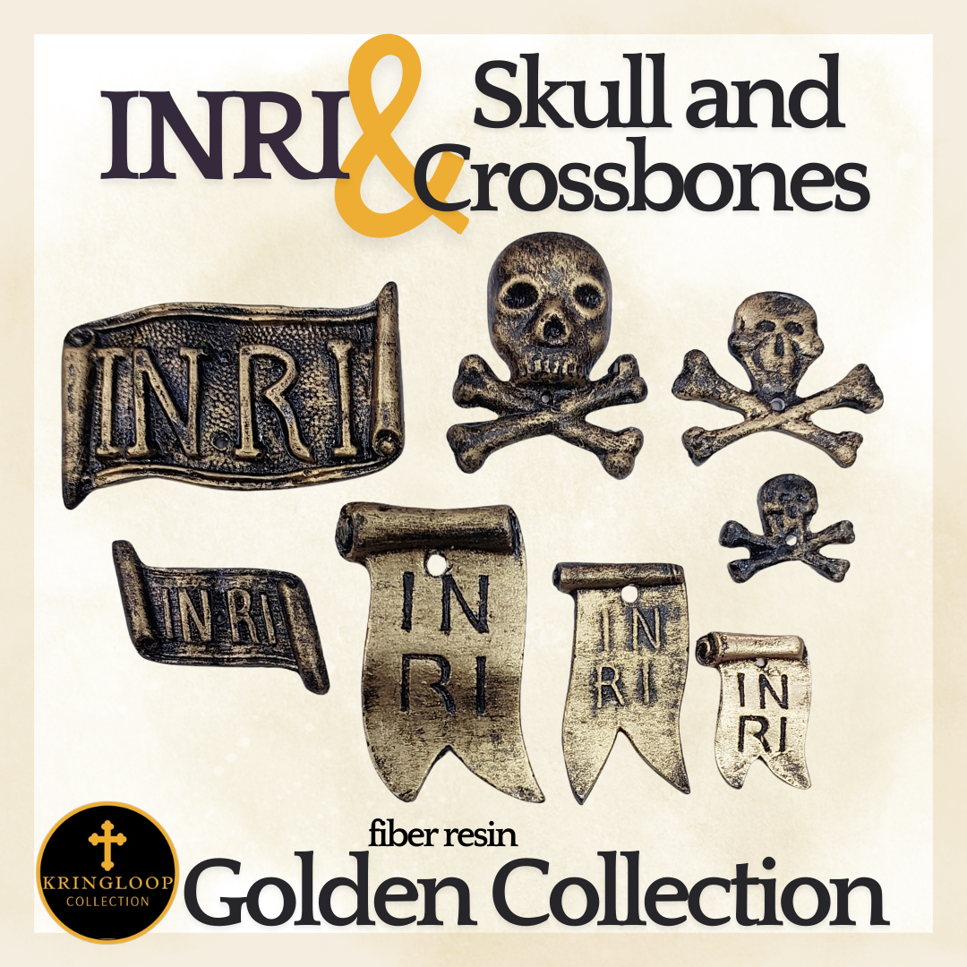 INRI & Skull with Crossbones GOLD Collection (Kringloop Collection) | Shopee Malaysia