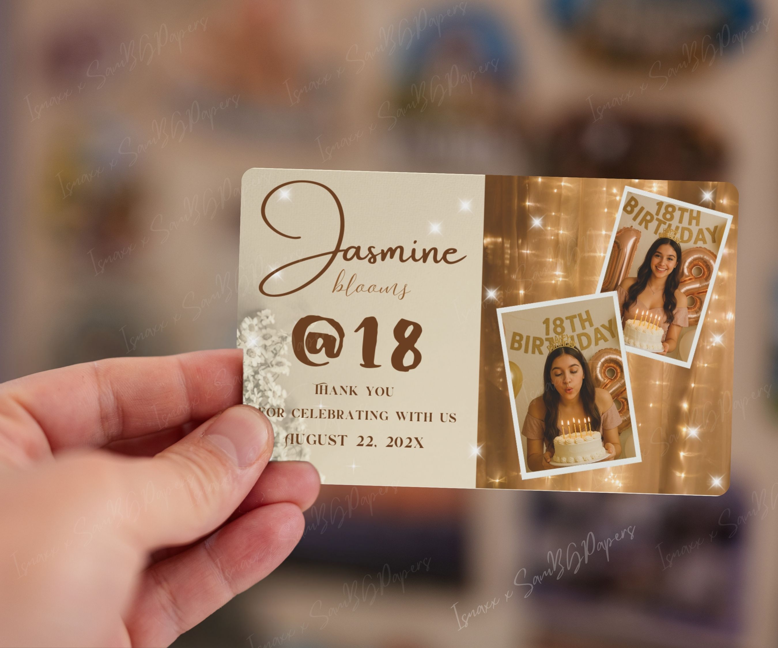 Debut birthday souvenir Ref magnet FREE layout/customized Birthday ...