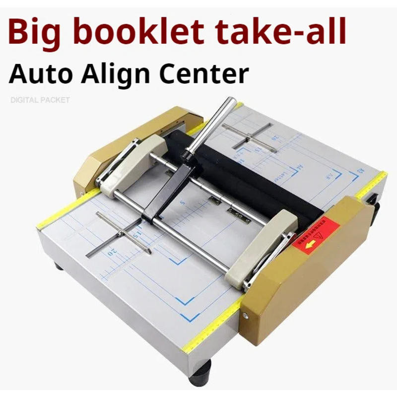 ZY10 Electric Stapling Folding Machine Manual Booklet Maker Saddle ...