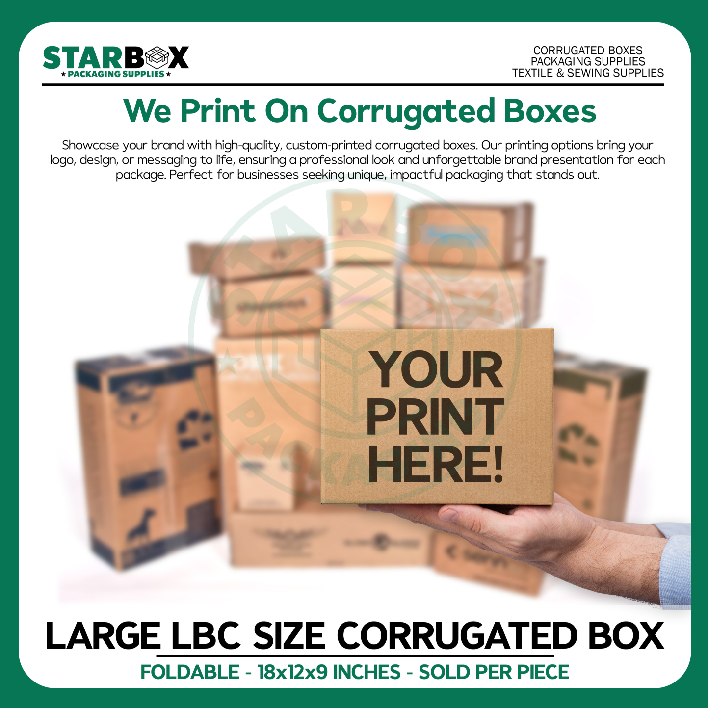 Starbox Large LBC Express Sizes Corrugated Cargo Shipping Boxes ...