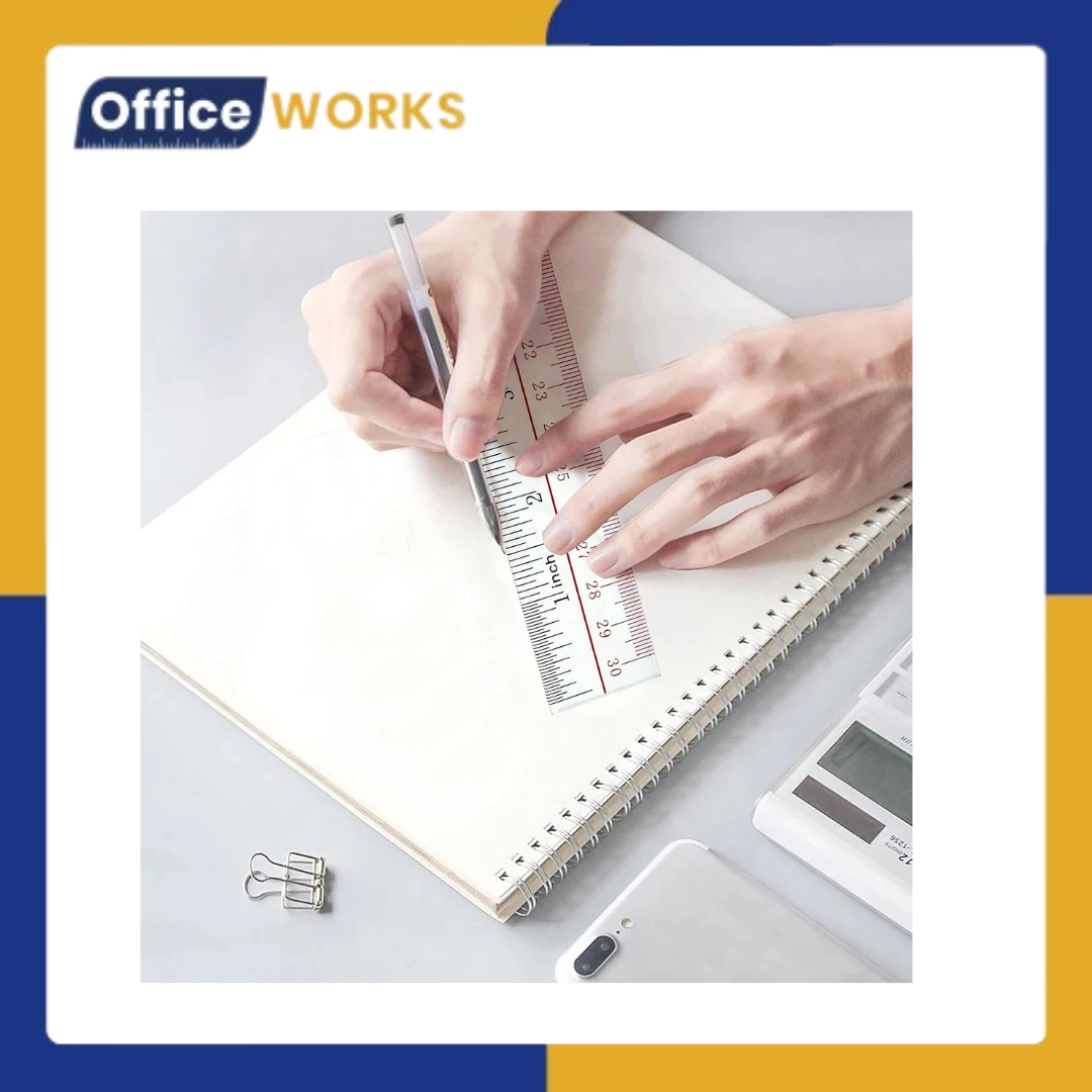 Ordinary Plastic Flexible Ruler 12" / 30cm | Shopee Malaysia