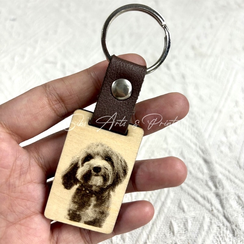 Personalized Wooden Engrave Keychain with Box | Shopee Malaysia