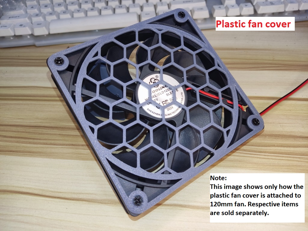 120mm fan cover fan grill plastic fan cover honeycomb design pc fan ...