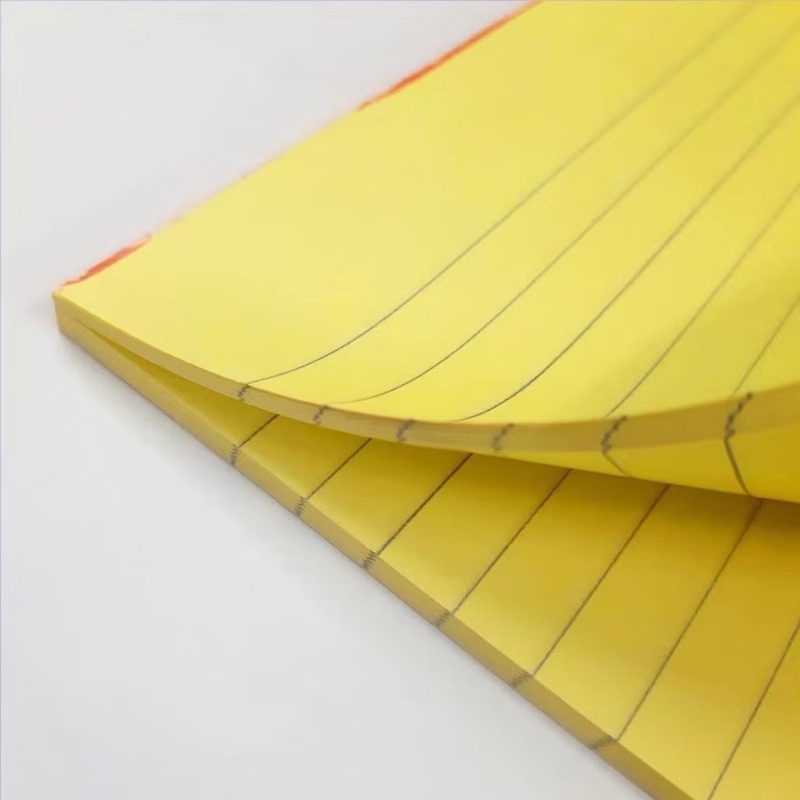 Yellow Pad Paper Whole Pad 80 leave Stationary School Supplies | Shopee ...