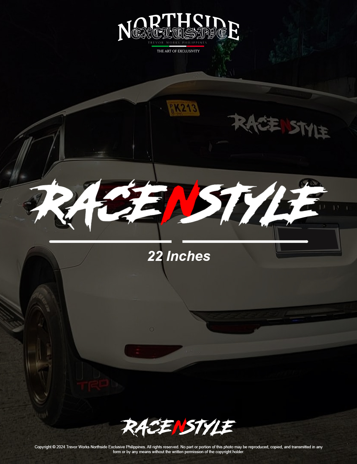 RaceNStyle Sticker Decals for Car Windshield ( Premium Quality ...