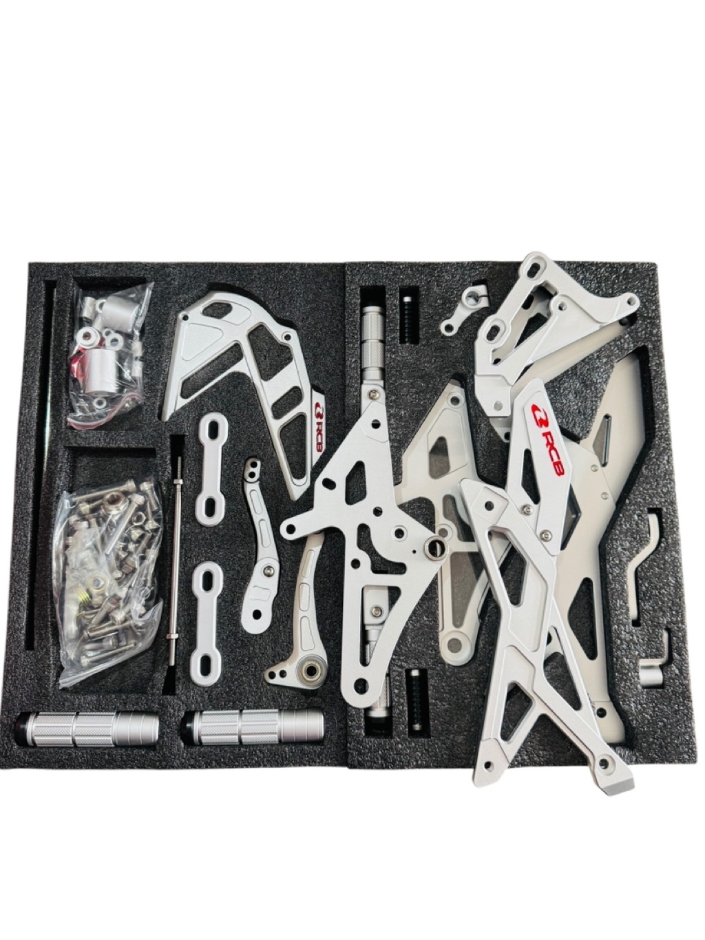 RCB FULL SET SHIFTER S3-V2 SNIPER155 V1/V2 / SNIPER150 V1/V2 SILVER ...