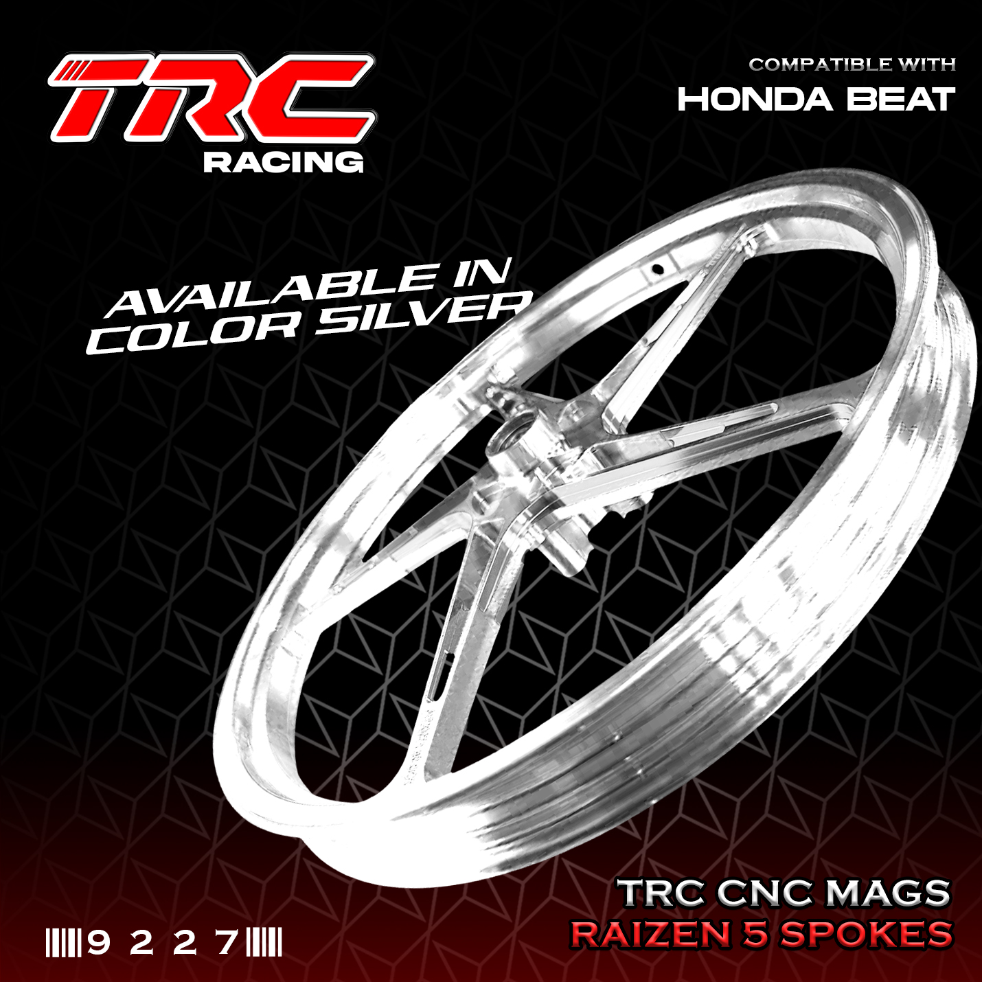 TRC CNC MAGS RAIZEN 5 SPOKES (1.4F x 1.4R x 17) MALAYSIAN CONCEPT for ...