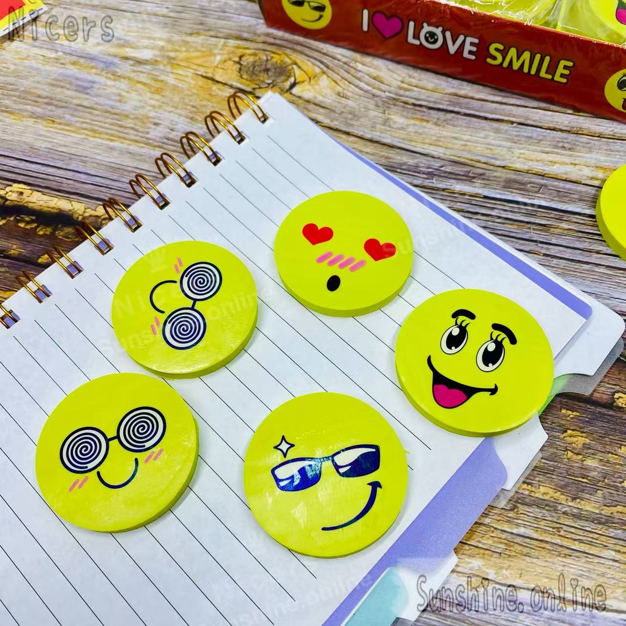 TB16072 Smiley face Cute Funny Emoji Eraser 30pcs | Shopee Malaysia