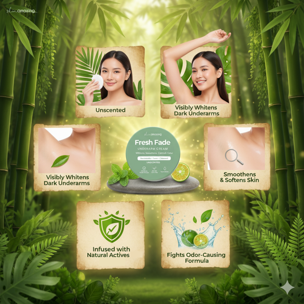 Skin Amazing Unscented Cream Underarm Whitening And Brightening Skin ...