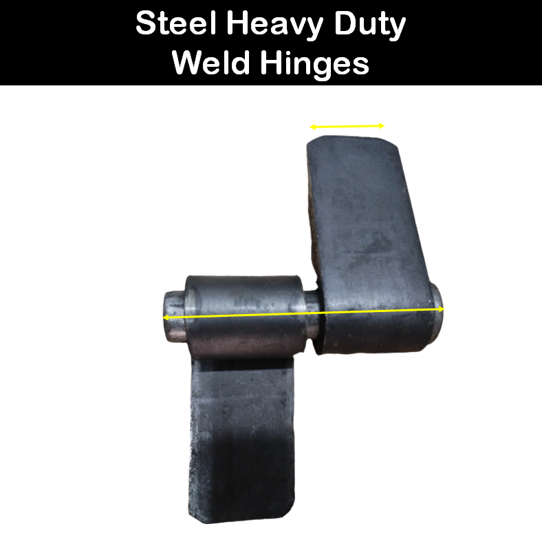 Bolts & Nuts Steel Heavy Duty Weld Hinges | Shopee Malaysia