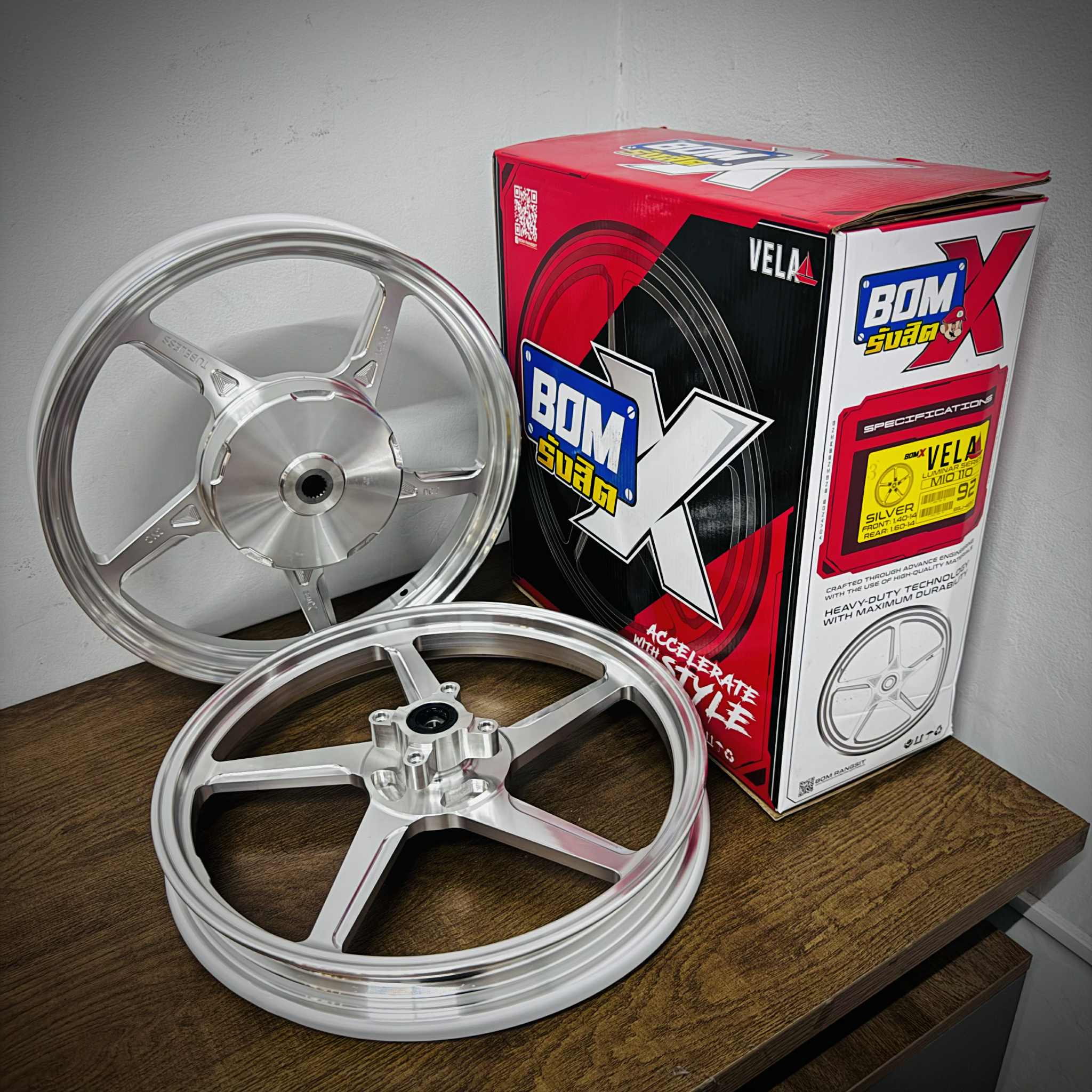 BOM RANGSIT BomX VELA mags for MIO 110 / MIO SPORTY - SOLD AS BRAND NEW ...