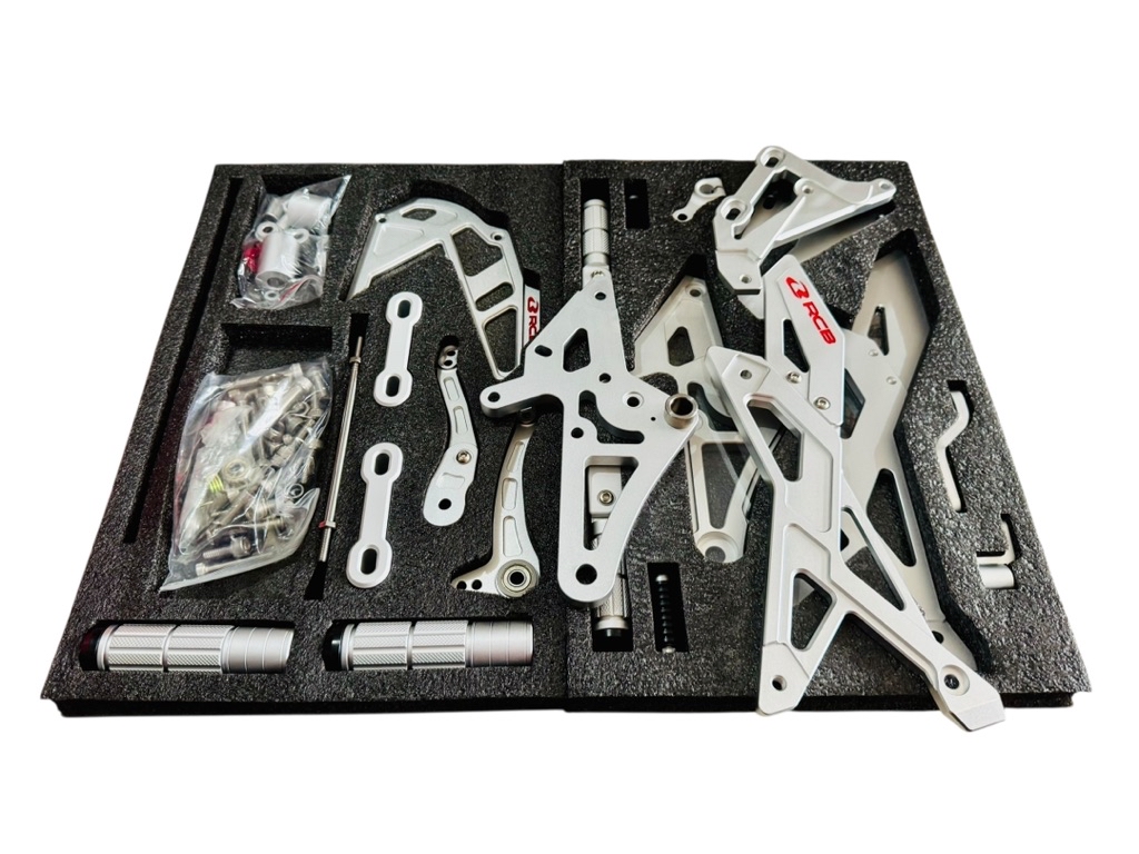 RCB FULL SET SHIFTER S3-V2 SNIPER155 V1/V2 / SNIPER150 V1/V2 SILVER ...