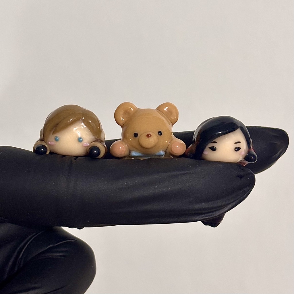 Resident Evil Handmade Clay Phone Hippers Ada Wong Leon Kennedy Teddy ...