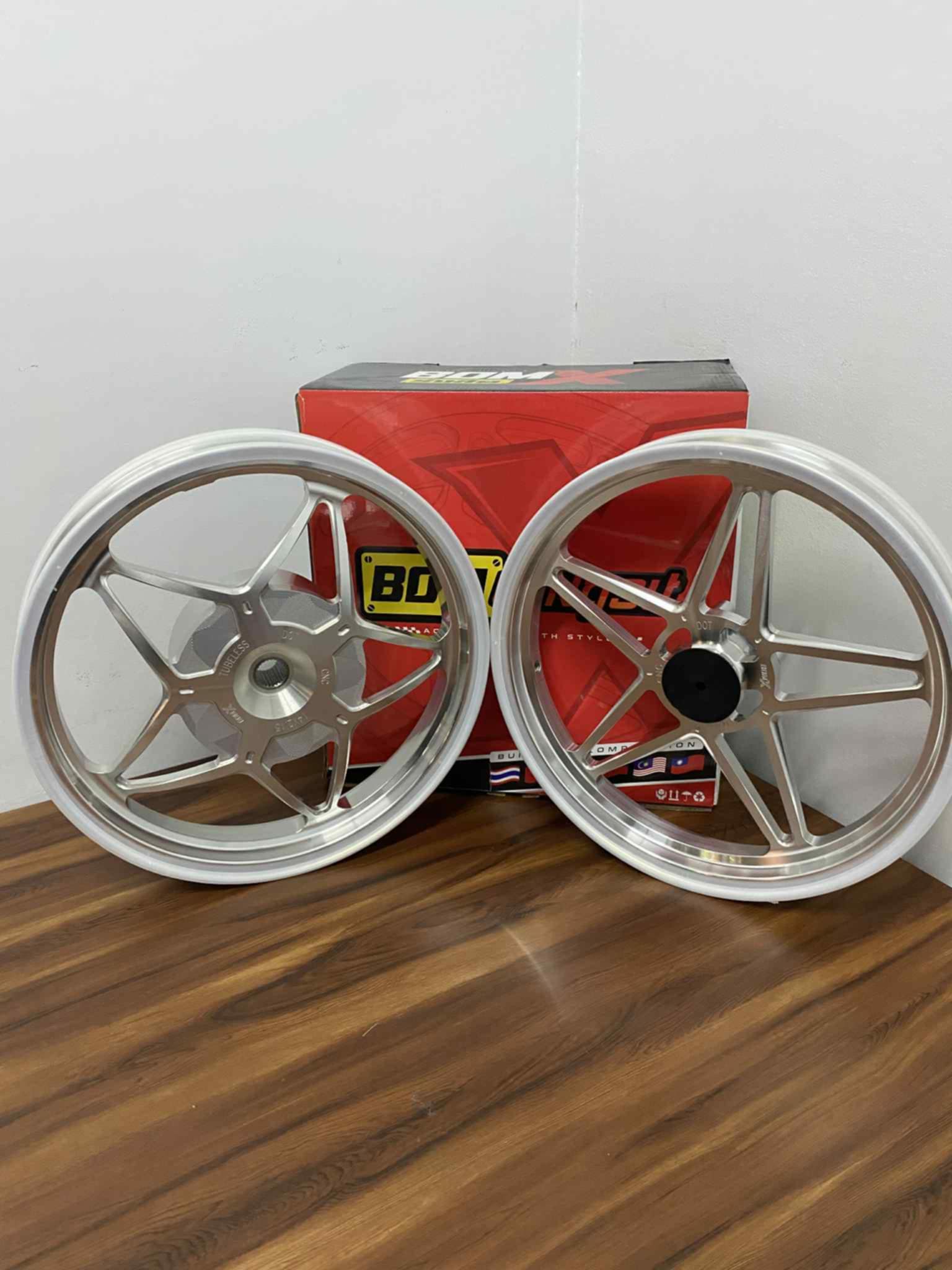 BOM RANGSIT LYNX (V1) CNC STAR MAGS for HONDA CLICK 125 SILVER CODE 64 ...