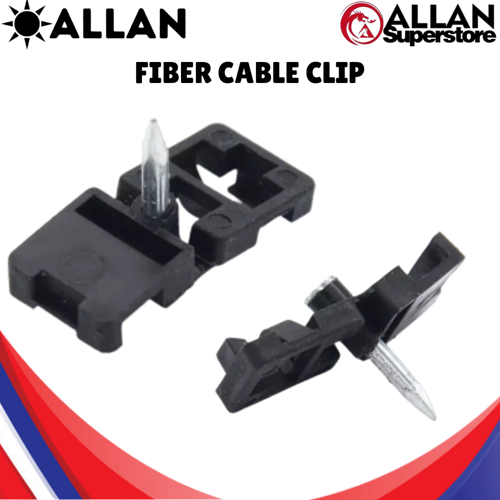 Allan Superstore Fiber Cable Clip Fiber Optic Drop Wire Cable Clip with ...