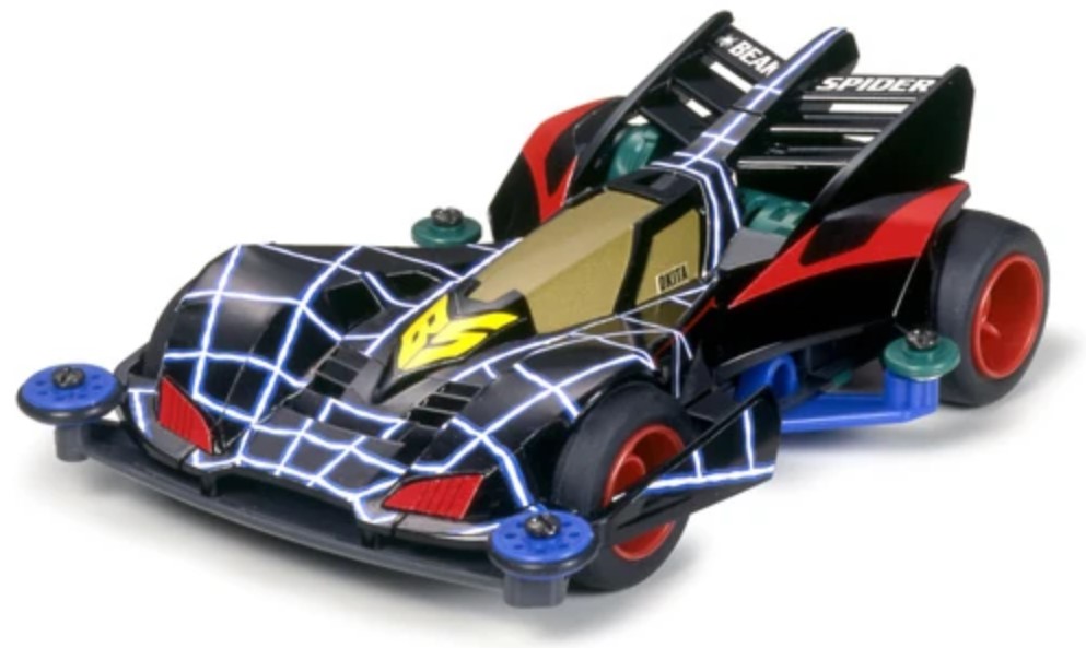 TAMIYA Beak Spider (SUPER-I CHASSIS) 19408 Fully Cowled Mini 4WD 1/32 ...