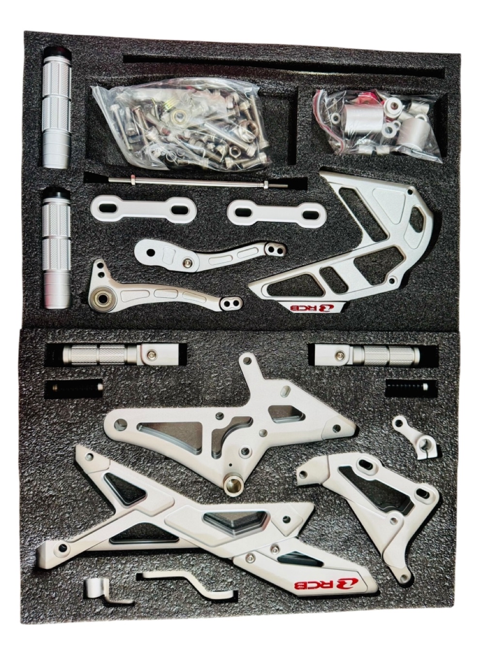 RCB FULL SET SHIFTER S3-V2 SNIPER155 V1/V2 / SNIPER150 V1/V2 SILVER ...