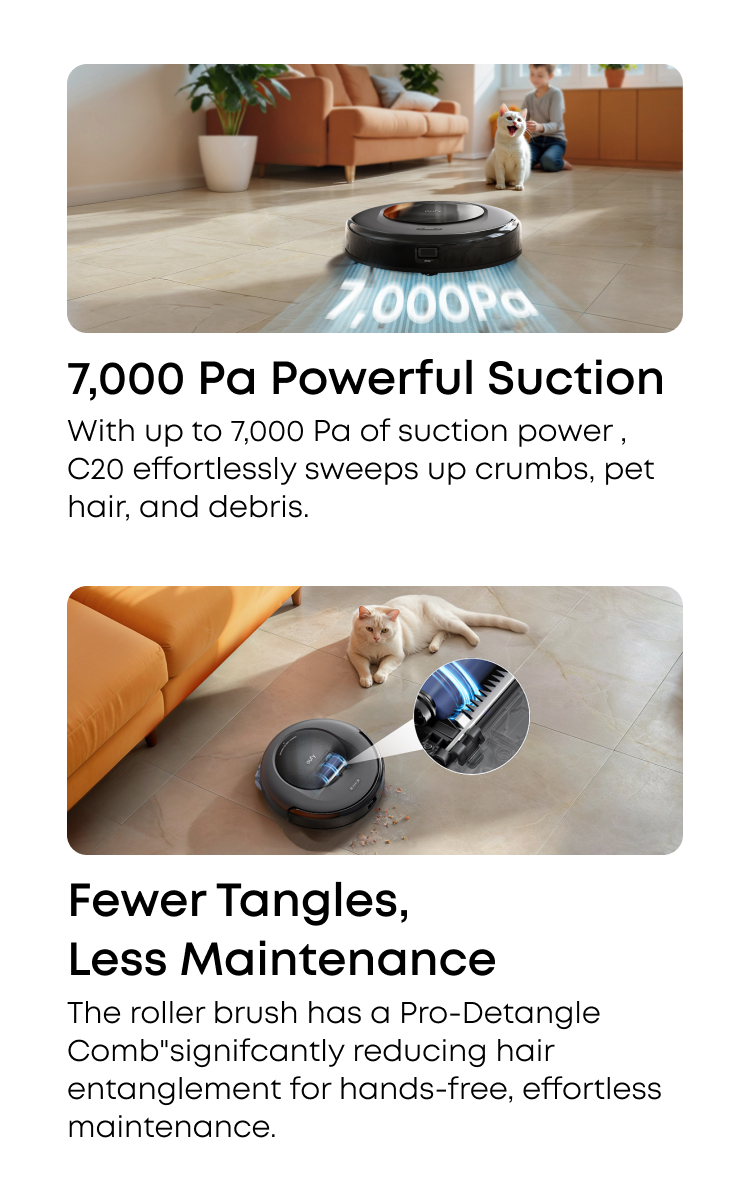 Eufy by Anker Omni C20 Robot Vacuum & Mop, All-in-One Station, Auto ...