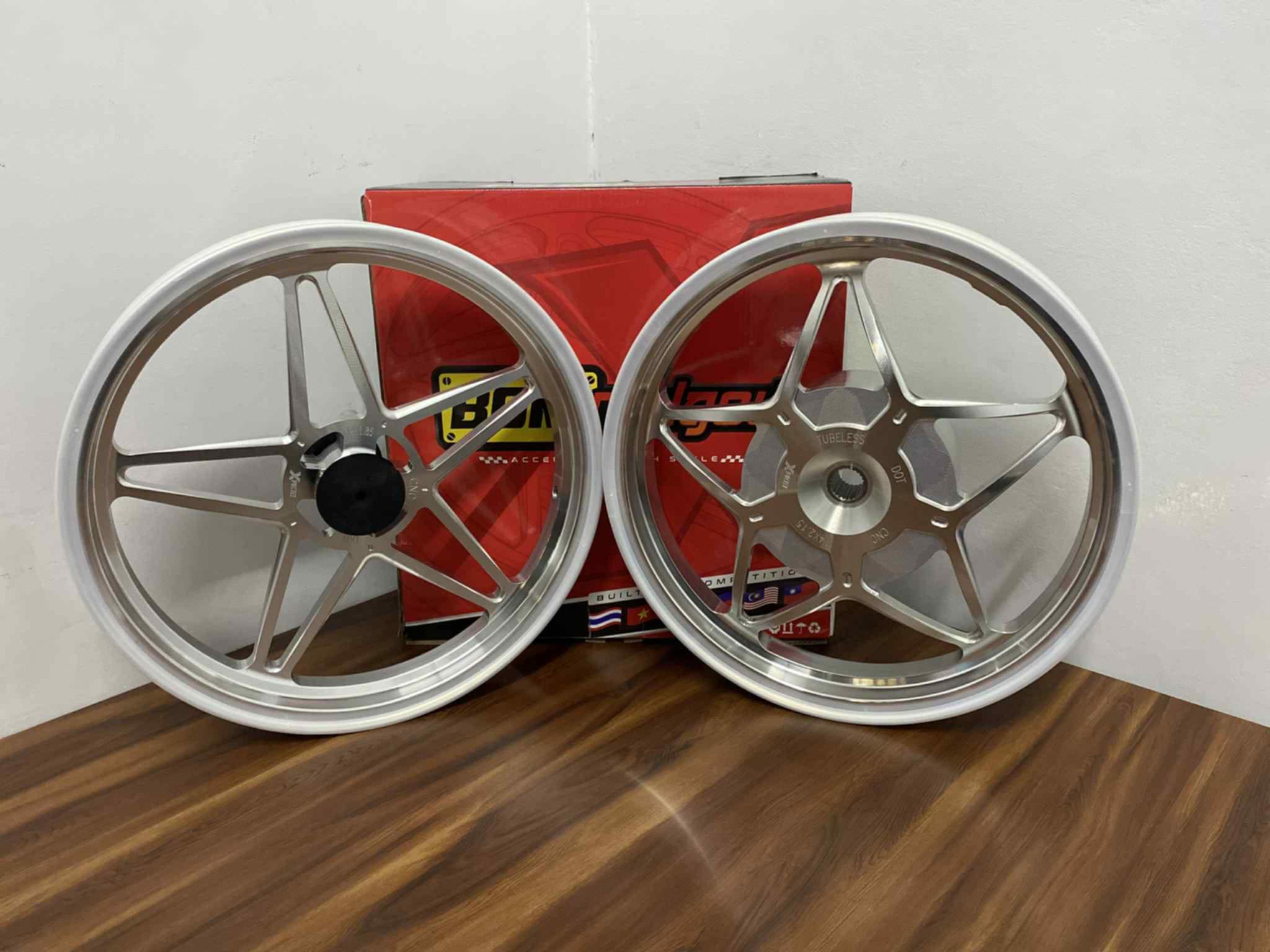 BOM RANGSIT LYNX (V1) CNC STAR MAGS for HONDA CLICK 125 SILVER CODE 64 ...