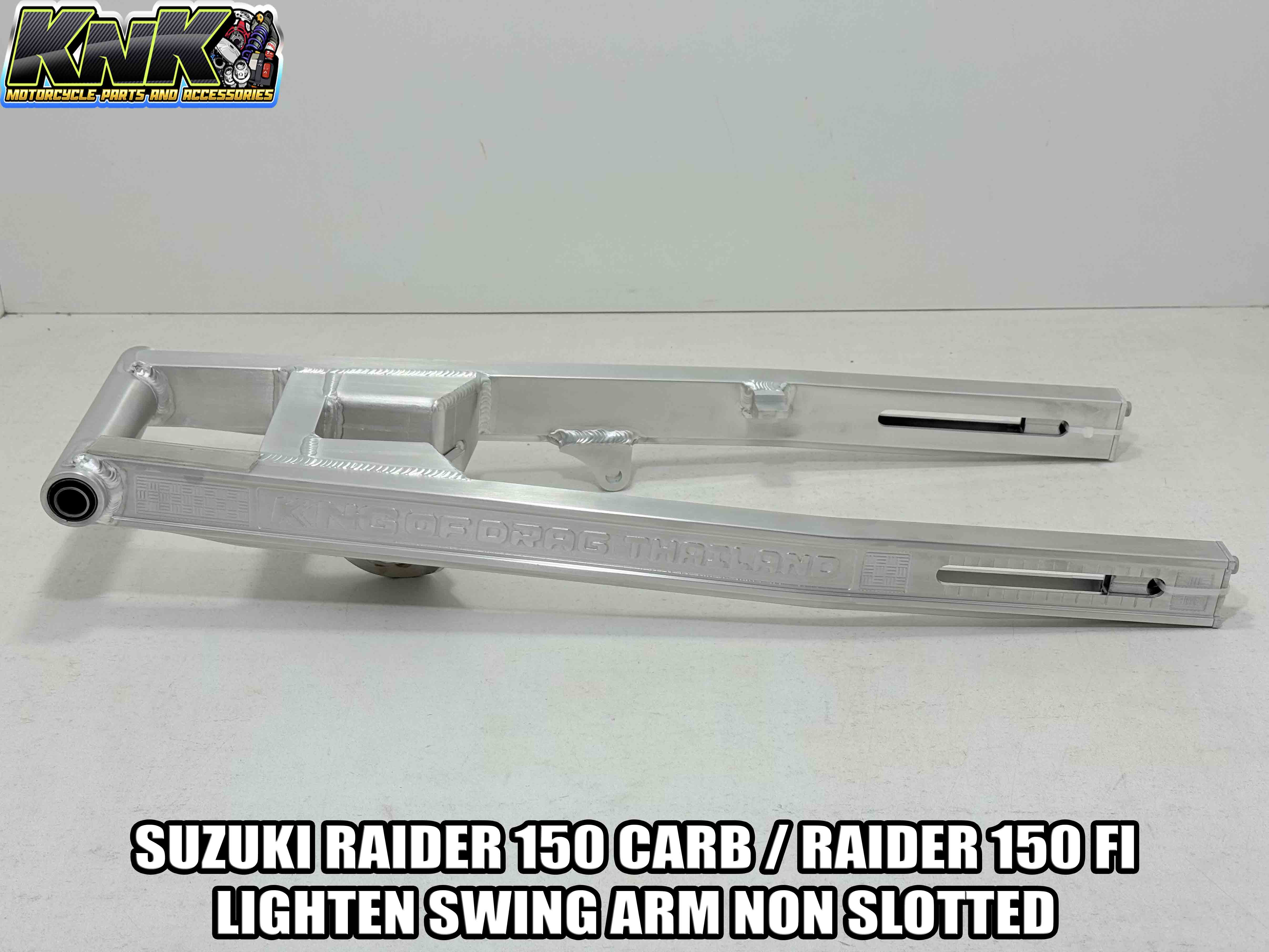 KING DRAG LIGHTEN SWING ARM NON SLOTTED 100% MADE FOR SUZUKI RAIDER 150 ...