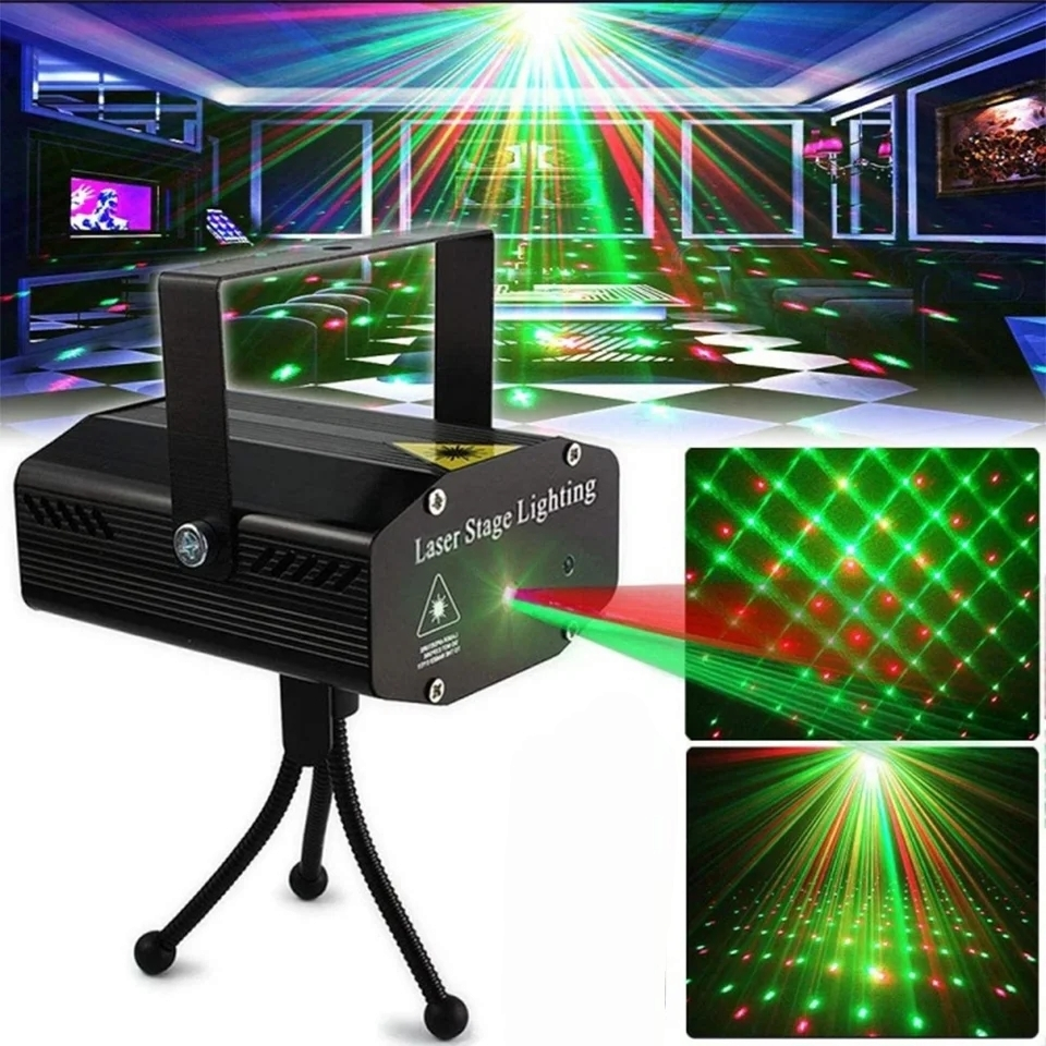 ITL Portable LED Stage Light DJ Disco Light Projector Laser Lights ...