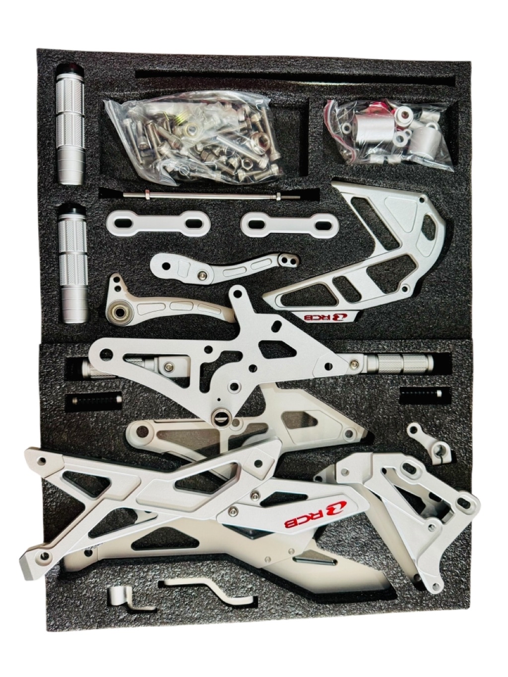 RCB FULL SET SHIFTER S3-V2 SNIPER155 V1/V2 / SNIPER150 V1/V2 SILVER ...