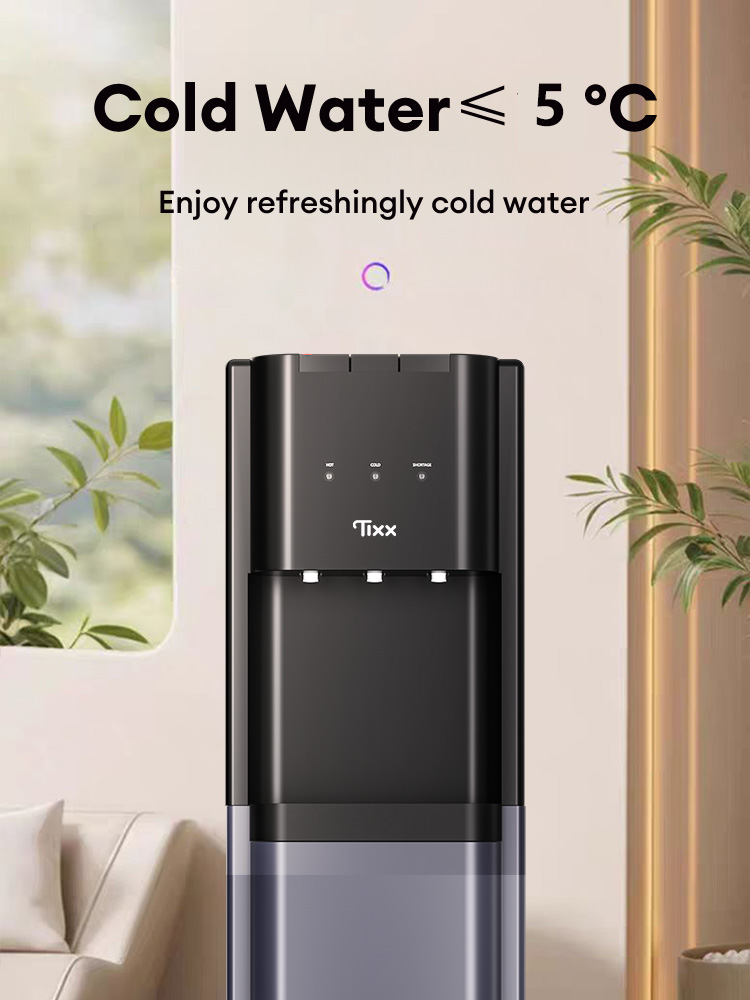 Tixx Water Dispenser Hot and Cold Compressor Bottom Load Morandi Gray with Sensor | Shopee Malaysia