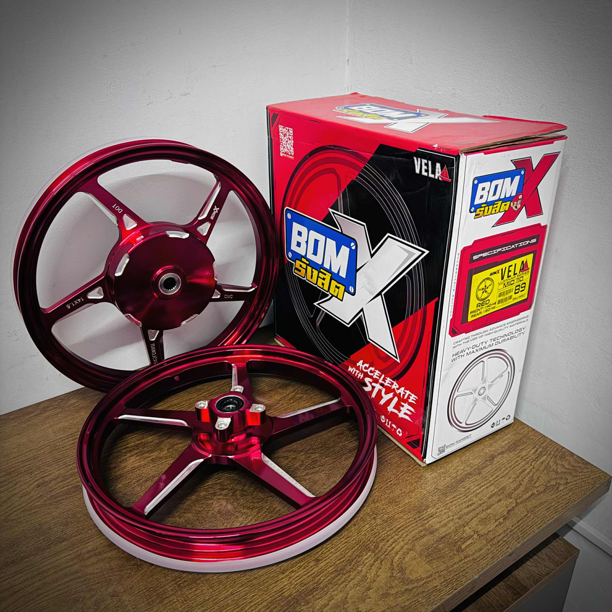 BOM RANGSIT BomX VELA mags for MIO 110 / MIO SPORTY - SOLD AS BRAND NEW ...