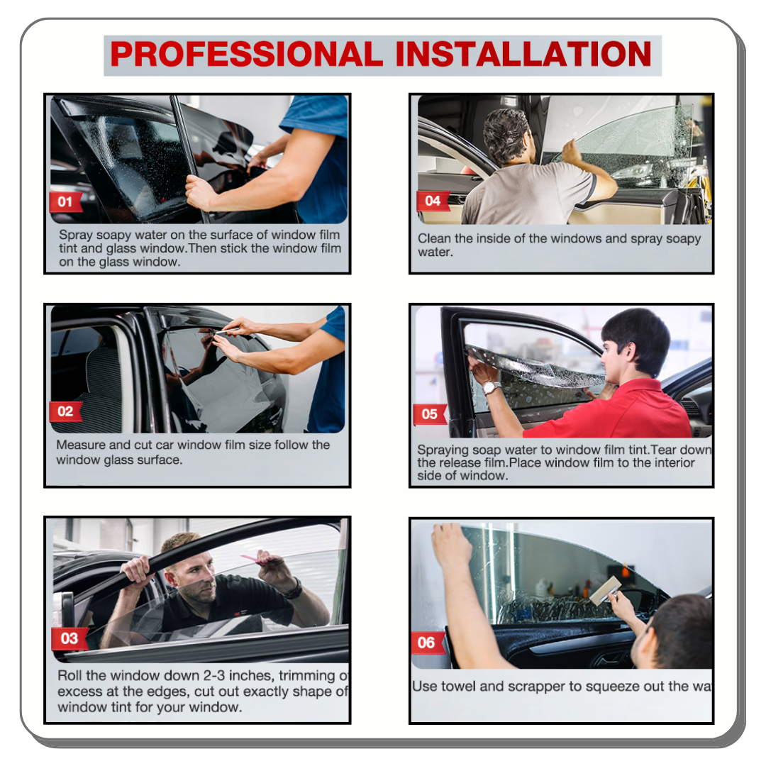 CPO (1M-W x 1.52M-L) 1%/5%/7%/15%/16%/25%/35% CAR WINDOW TINT FILM ...