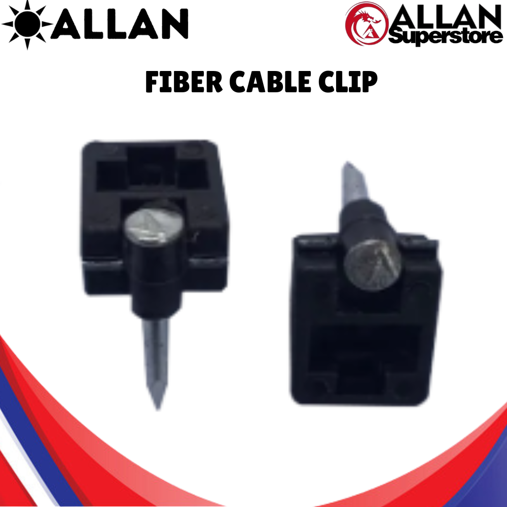 Allan Superstore Fiber Cable Clip Fiber Optic Drop Wire Cable Clip with ...
