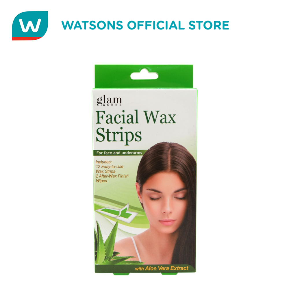 GLAMWORKS Facial Wax Strips | Shopee Malaysia