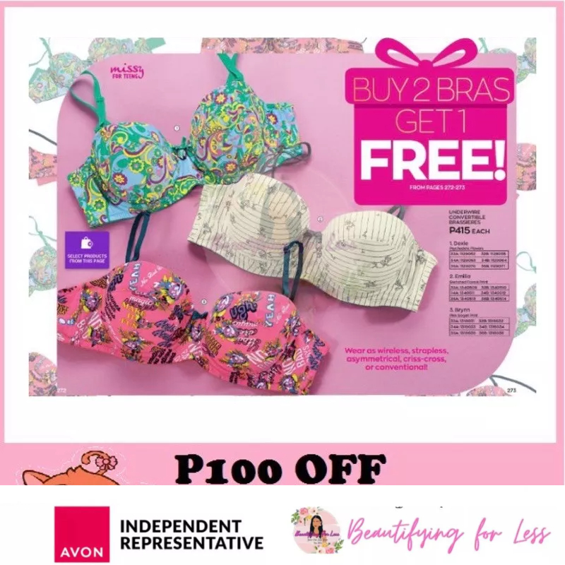 AVON BRA DEXIE EMILIA BRUN free! | Shopee Malaysia