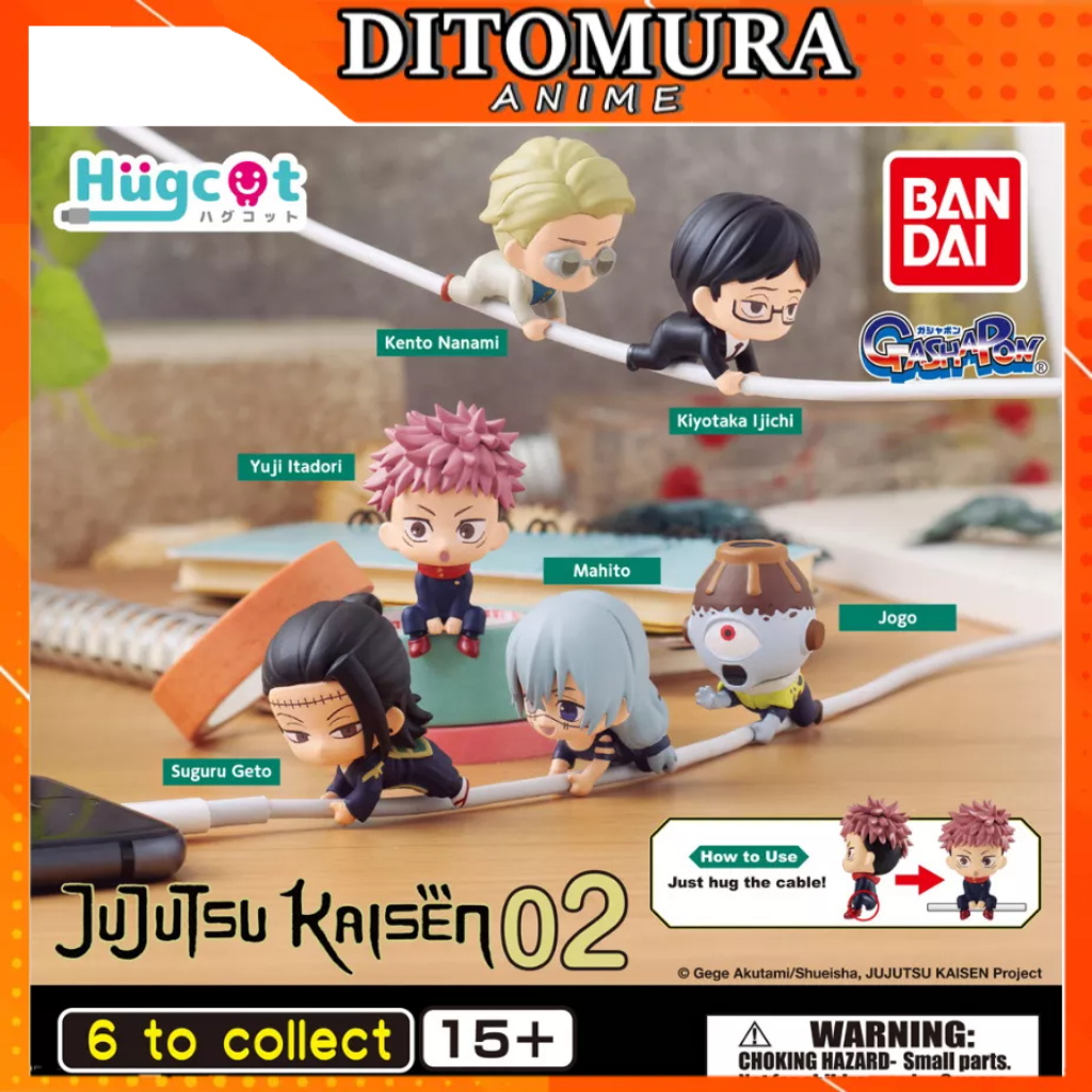 Jujutsu Kaisen Hugcot 2 gashapon gacha cable hug figure geto nanami ...