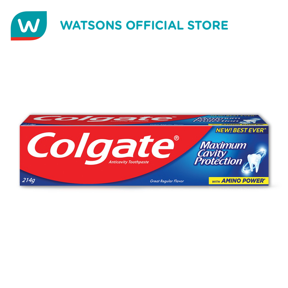 COLGATE Maximum Anti Cavity Protection Toothpaste 214g | Shopee Malaysia