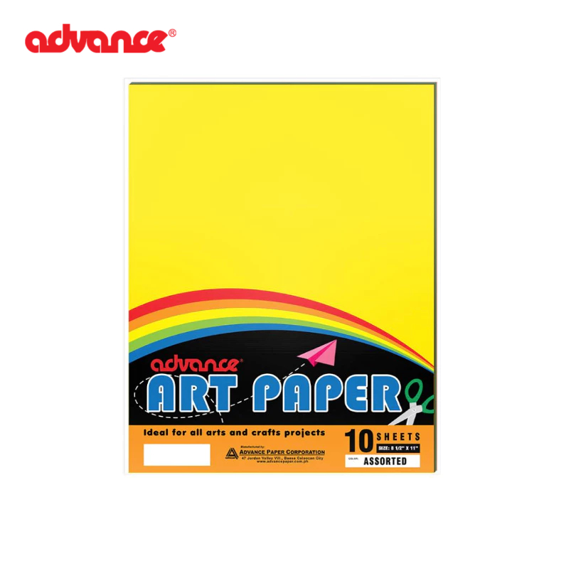 ADVANCE ART PAPER ASSORTED 10's PER PACK | Shopee Malaysia