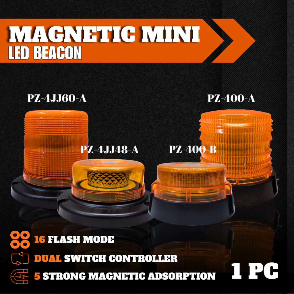 LD MAGNETIC LED STROBE BEACON LIGHT LED SAFETY FLASHING BEACON WARNING ...