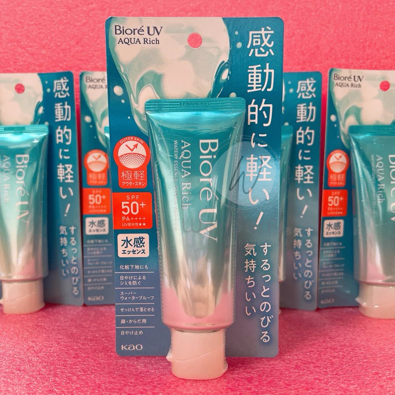 Biore UV Aqua Rich Watery Essence Sunscreen SPF 50+ PA++++ for Face & Body 70g AUTHENTIC from ...