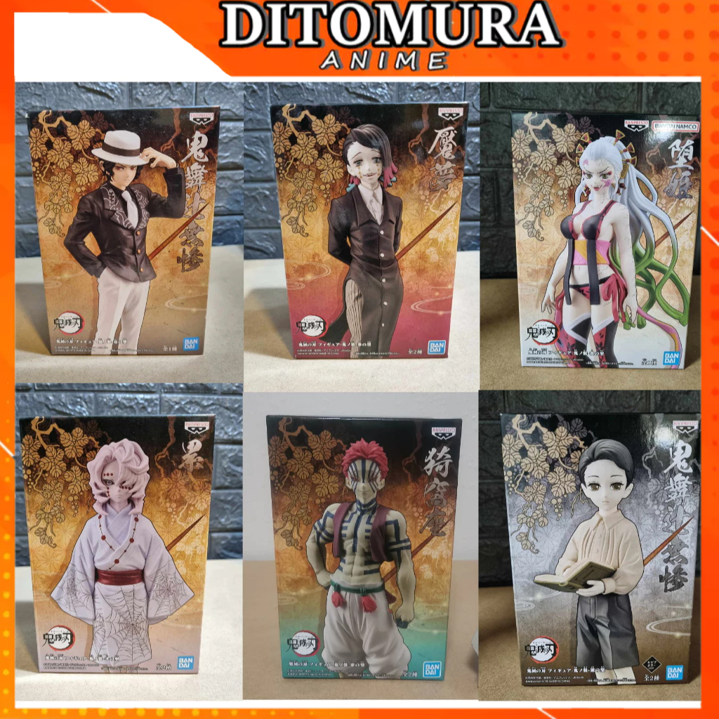 Demon Slayer DXF Lady Female Muzan Rui Enmu Akaza Daki Authentic Bandai ...