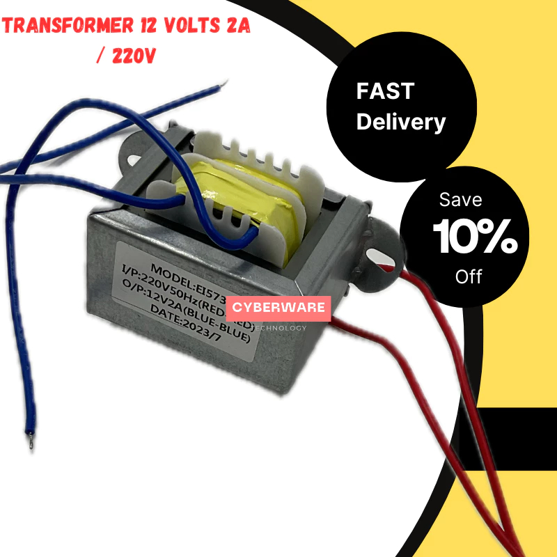 Transformer 220V - 12V DC 2A / 12v2a | Shopee Malaysia