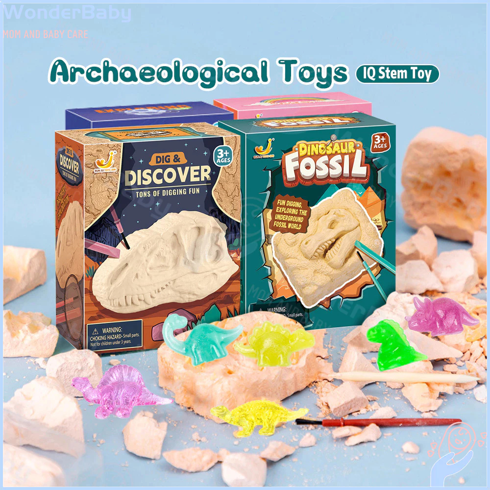 Wonderbaby DIY Mining Excavation Series Gems Pearl Archaeology Kids ...