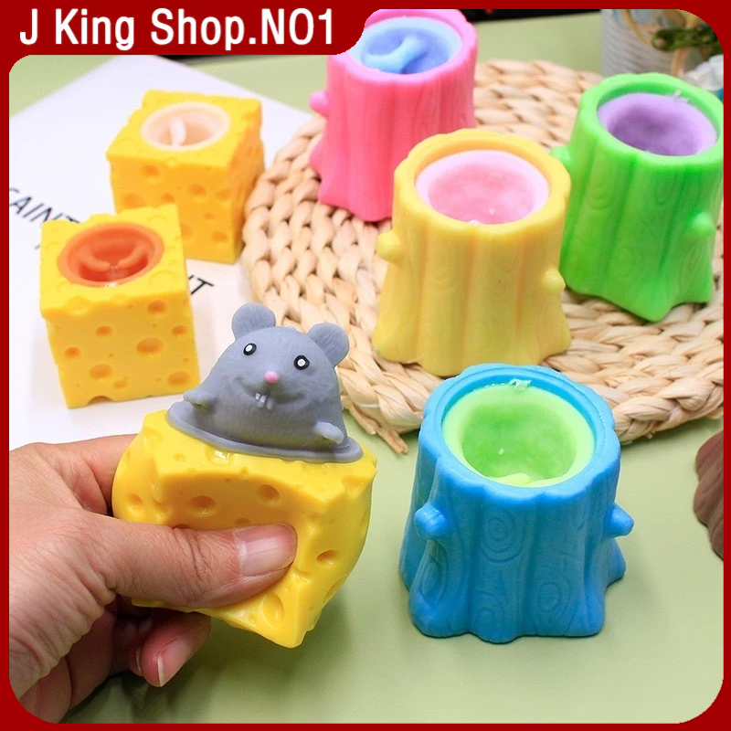 J King Toys Unzip toy Evil Decompression Tree Evil Squirrel Cup Stump ...