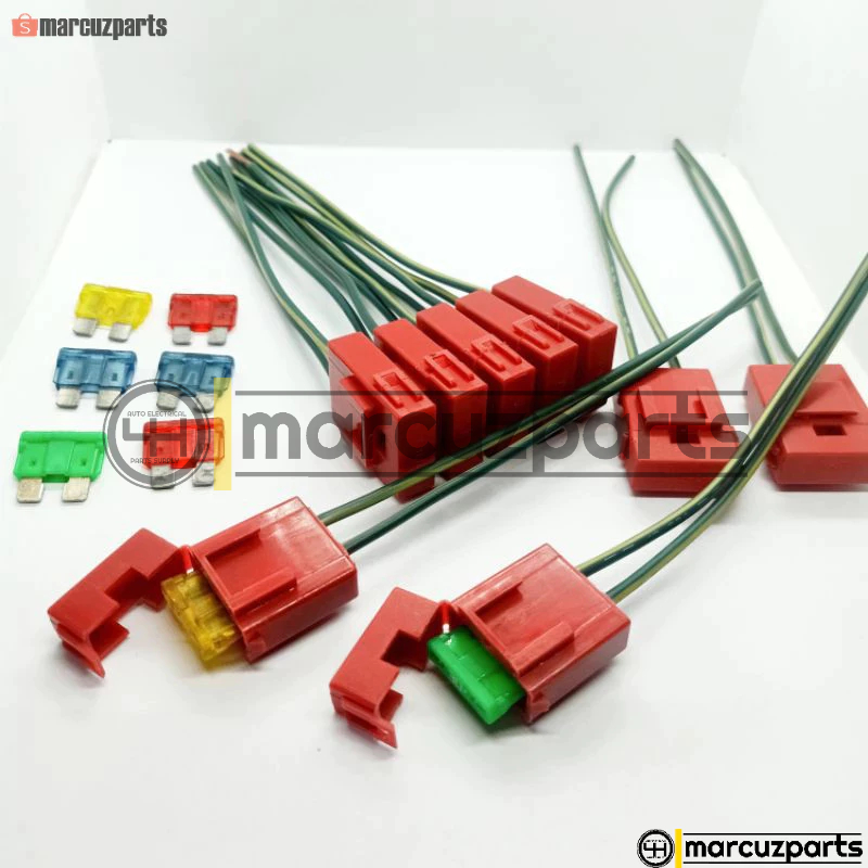 FUSE HOLDER SOCKET CERAMIC with PACIFIC FLAT FUSE | Shopee Malaysia