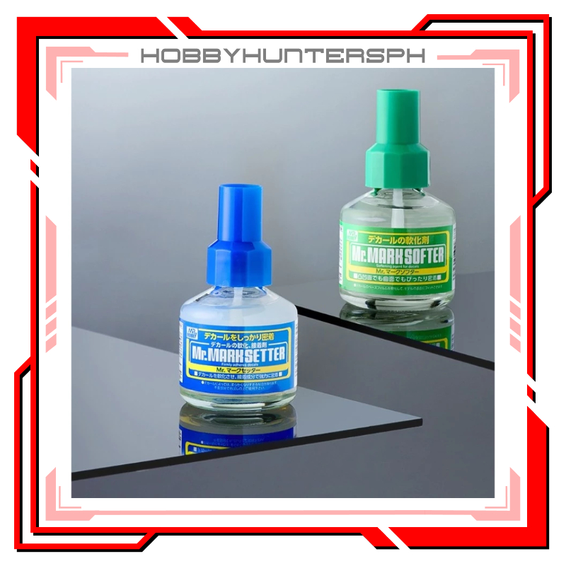 Mr. Hobby Mark Setter and Mark Softer - Decal Setting Solution for ...