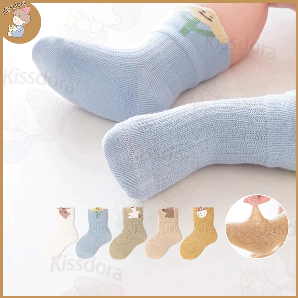 Kissdora Mesh Socks for Kids Boy Girl Breathable Baby Socks Infant ...