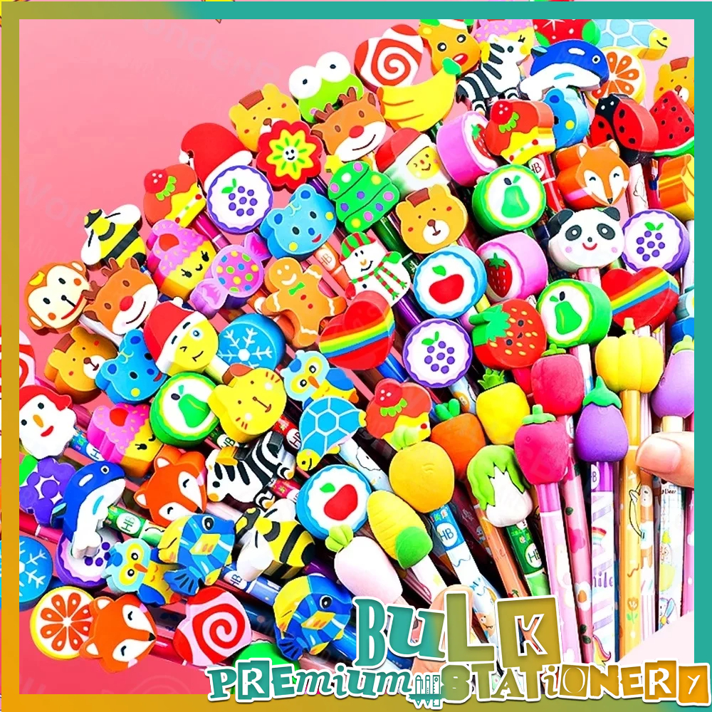Kawaii Pencil for kids with eraser head cute pencil school supplies ...